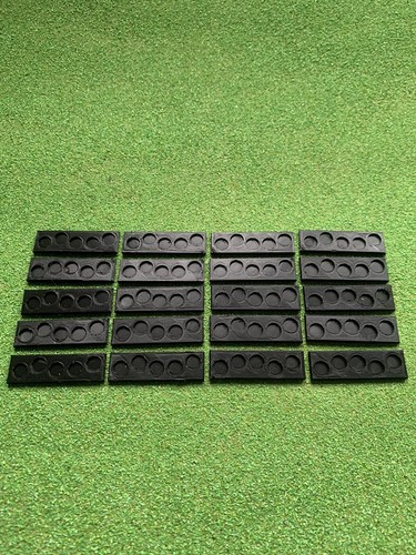 Epic Warhammer 40K Compatible Bases- 1cm x 4cm Straight Infantry Bases ...