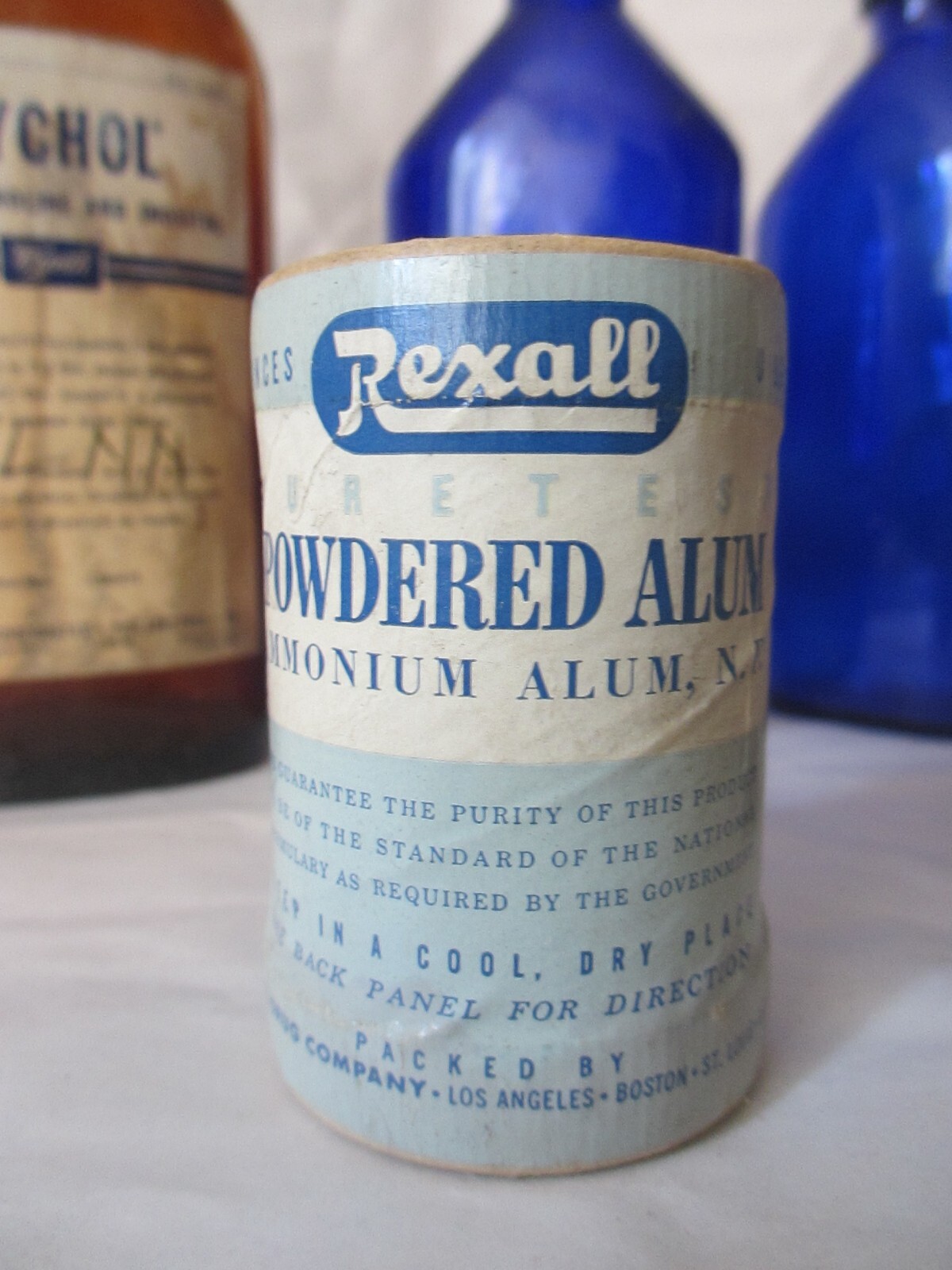 Antique Vintage Medicine Glass bottles, Lot of 6 Rexall, Phillips | eBay