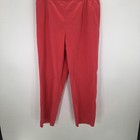 Koret Dress Pants Women's W16xL37 Red Elastic Waist | eBay