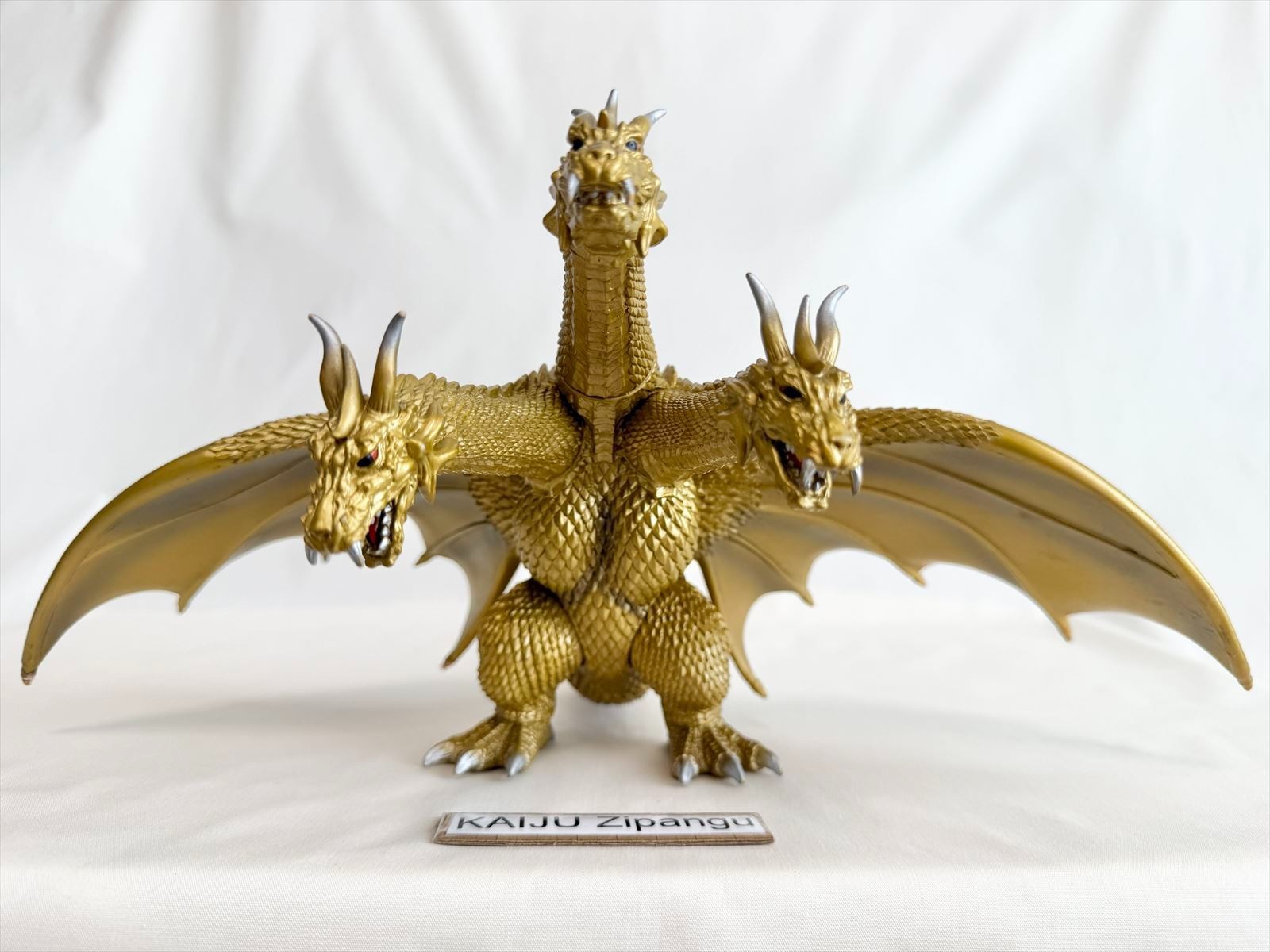 2001 Bandai 7" Giant GMK King Ghidorah 2002 Figure Godzilla Movie ...
