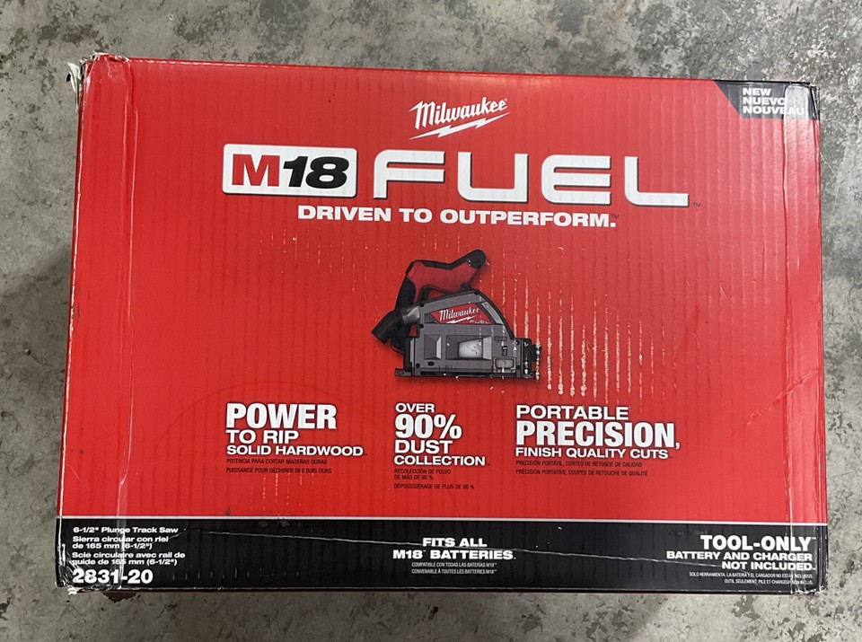 Milwaukee 2831-20 M18 FUEL 18V 6-1/2" Cordless Plunge Track Saw(New ...