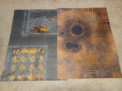 22" x 30" Double Sided Quarantine/Fallout Zone Neoprene Game Mats ...