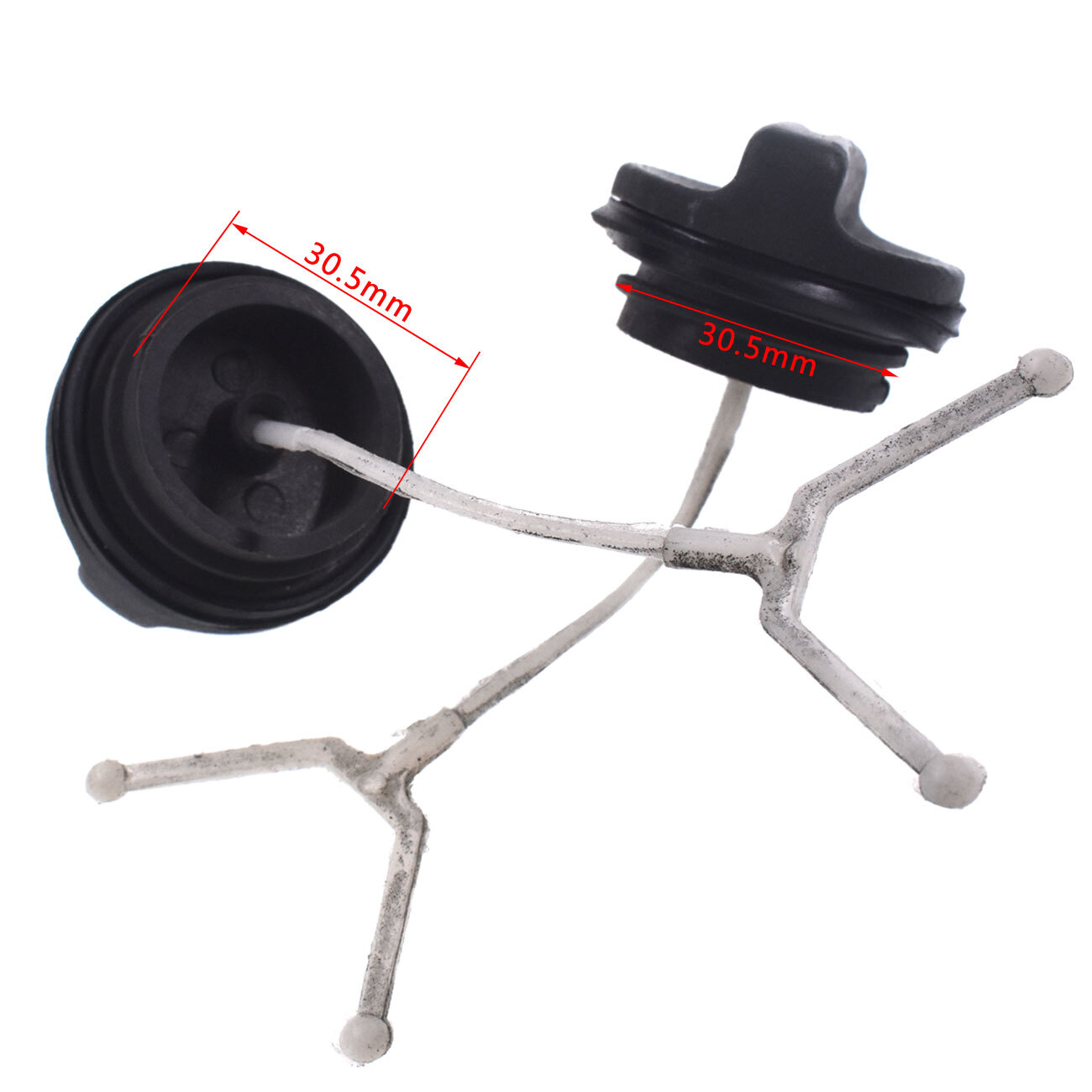 2 pair Gas Fuel Oil Tank Cap For HUSQVARNA Chainsaw 362 365 371 372 ...