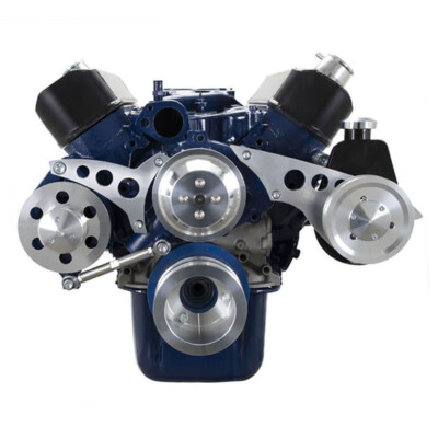 Small Block Ford Serpentine Pulley Conversion Kit 289 302 SBFL System ...