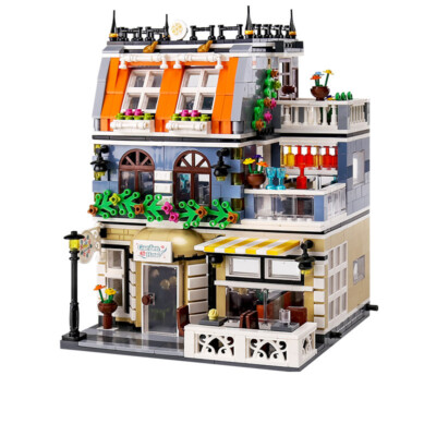 Garden Hotel Building Kit (1316 Pieces) Blocks Architecture City Street ...