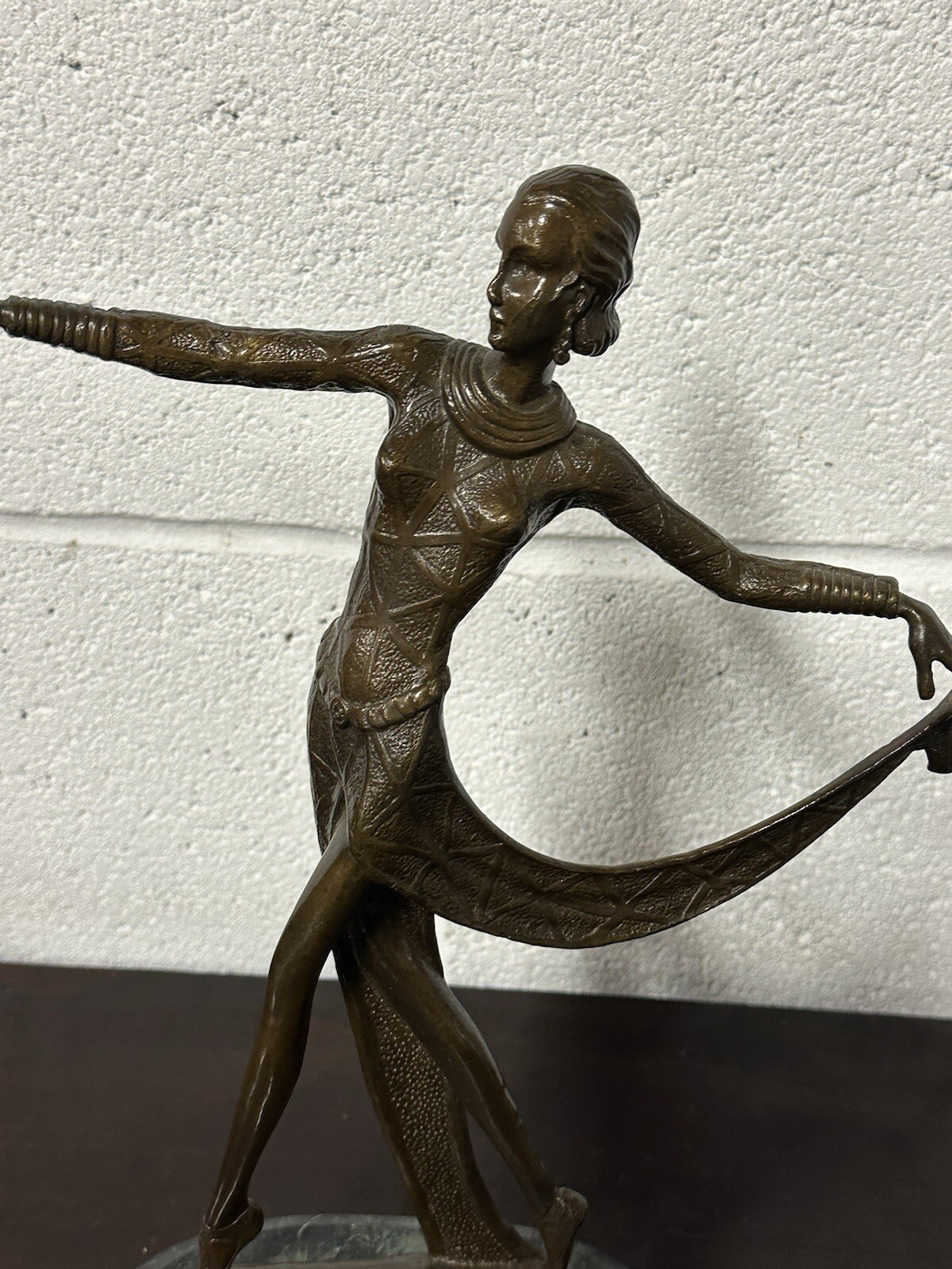 Beautiful Elegant Art Deco Dancing Lady Figurine After Lorenzl | eBay UK