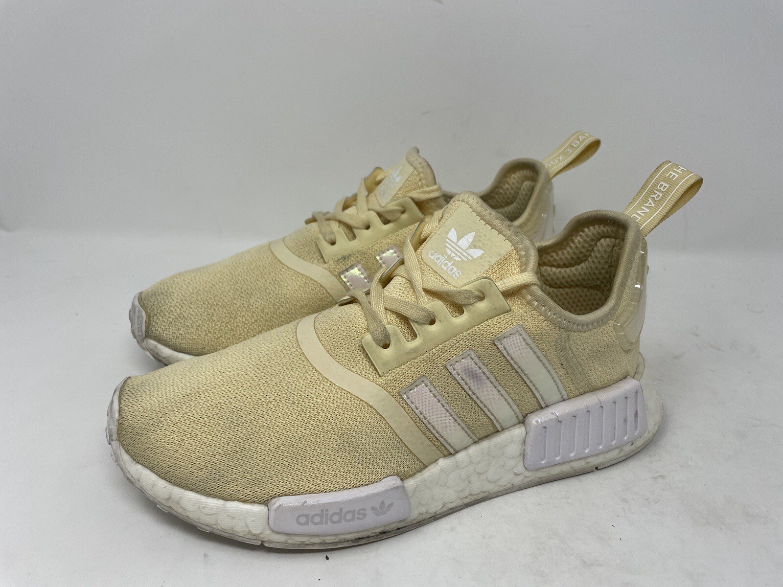 Adidas NMD R1 Shoes Sneaker FW8493 Iridescent Yellow Casual | eBay