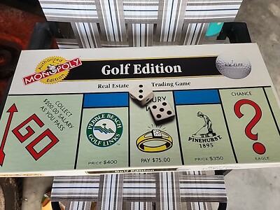 Golf Monopoly Authorized Golf Edition Top Flite USAOPOLY 1996 | eBay