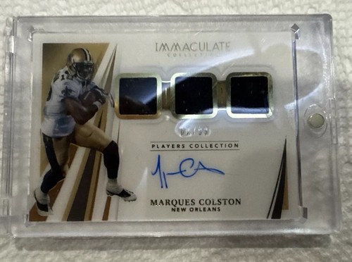 2021 Panini Immaculate Autographs IPC-MC Marques Colston #2/99 | eBay