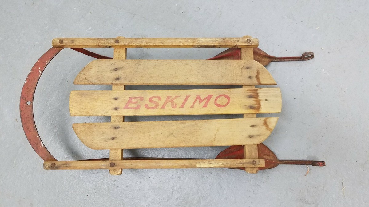 Inuit Sled On Wooden Runners Sled Runner Hi Res Stock Photography And