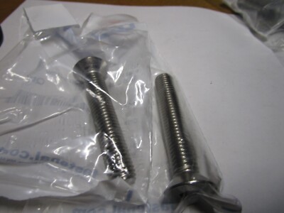 1/2"-13 x 3" ASTM F879 Hex 18-8 Stainless Steel Flat Socket Cap Screw ...