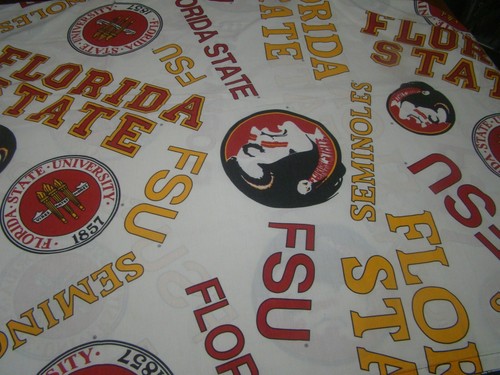FSU Florida State Seminoles Full Size Flat Sheet | eBay