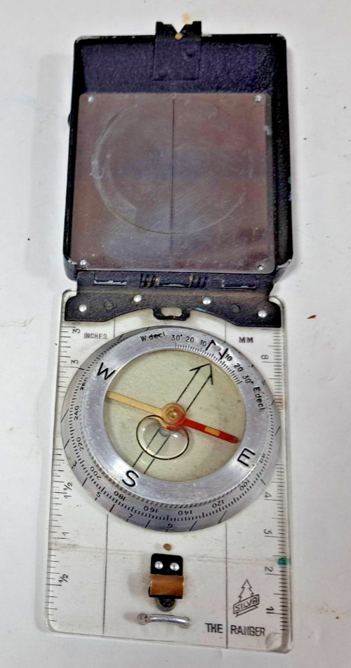 SILVA Type 15T "The Ranger" Vintage Navigation Compass Made in Sweden ...