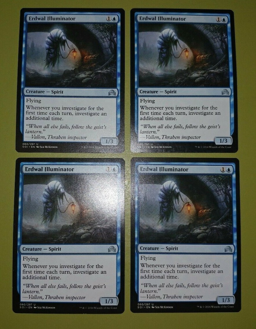 Erdwal Illuminator x4 Shadows over Innistrad 4x Playset Magic the ...