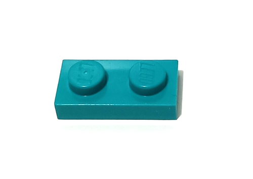 20 x Genuine LEGO Dark Turquoise 1 x 2 Plate NEW | eBay Australia