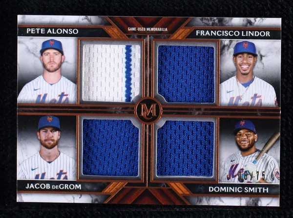 2022 Topps Museum Collection - Four-Player Primary Pieces Quad Relics ...