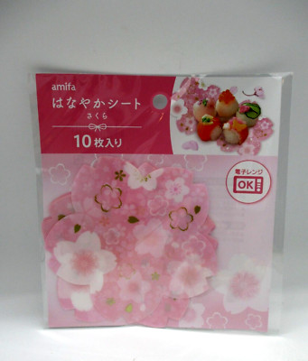 2024 new sakura flower baran sheet pink for Lunch Box Bento 10pcs | eBay