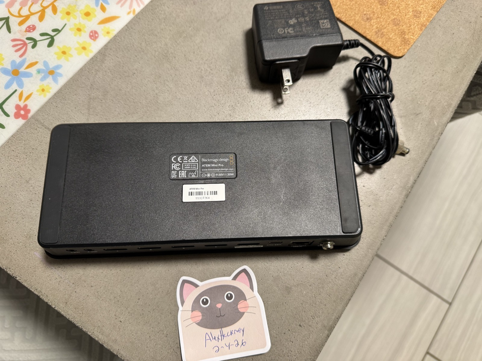 Blackmagic Design ATEM Mini Pro HDMI Live Stream Switcher Used Very ...