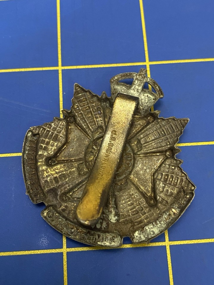 WW1 5th Battalion Border Cumberland Regiment Cap Badge Original Gaunt ...