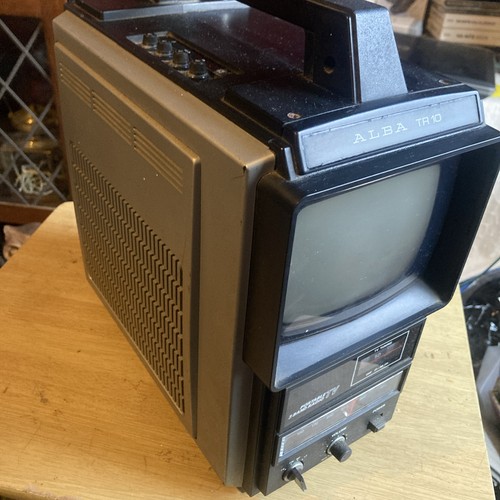 Alba TR10 Vintage Portable TV and Radio Working condition | eBay UK