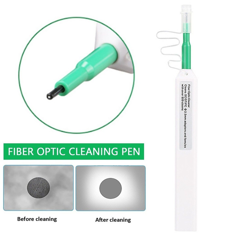 Fiber Cleaner For SC ST FC E2000 2.5mm Antistatic Resin Cleaning Pen ...