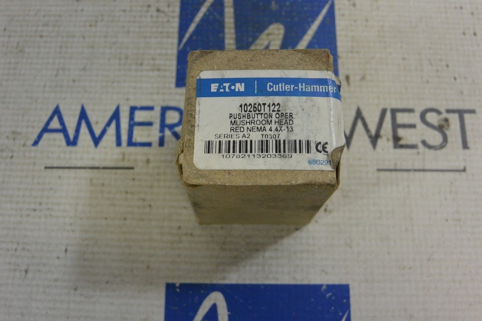 Eaton Cutler Hammer 10250T122 Mushroom Head Pushbutton Red NEMA 4.4X-13 ...
