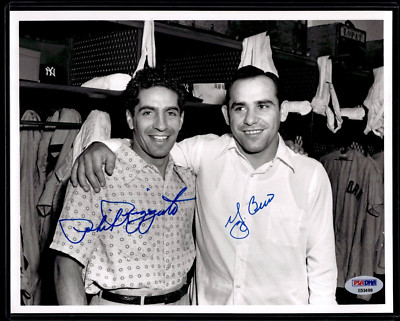 YOGI BERRA & PHIL RIZZUTO AUTOGRAPH PHOTO AUTO SIGNED 8X10 PSA COA HOF ...