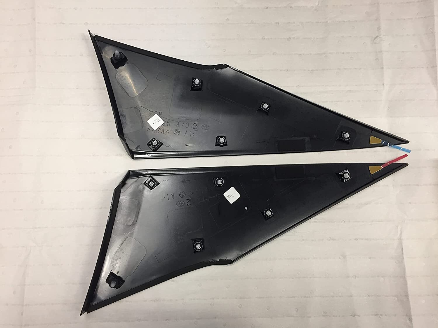 TOYOTA Genuine Prius Rear Quarter Moldings 2016-2018 Left and Right Set ...