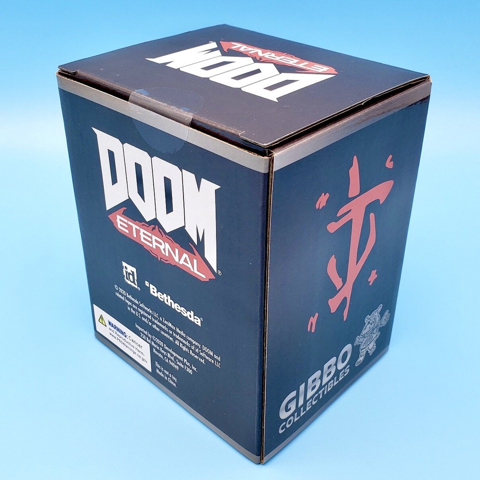 Doom Eternal Doomguy Mini Slayer Figure + Sticker Classic Figurine ...