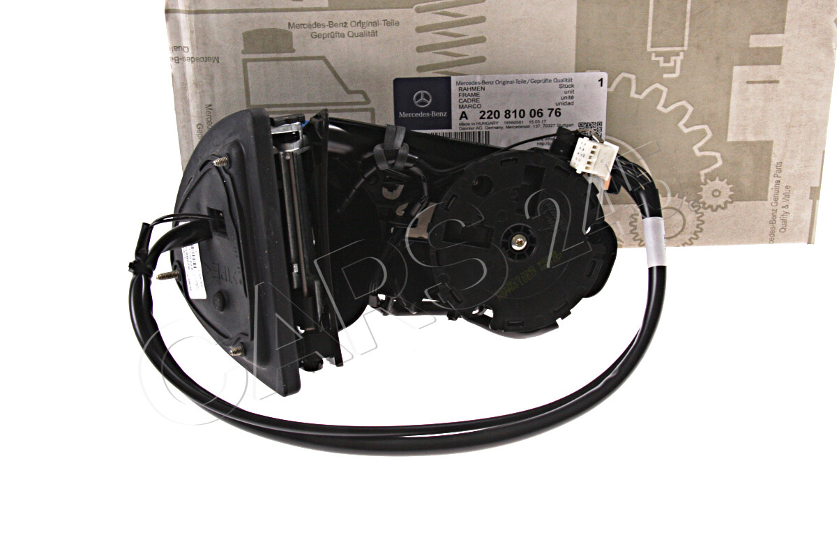 Genuine MERCEDES C215 W215 W220 Coupe Outside Rearview Mirror Frame ...