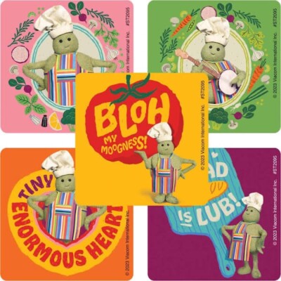 20 The Tiny Chef Show Stickers Party Favors Teacher Supply Nickelodeon ...