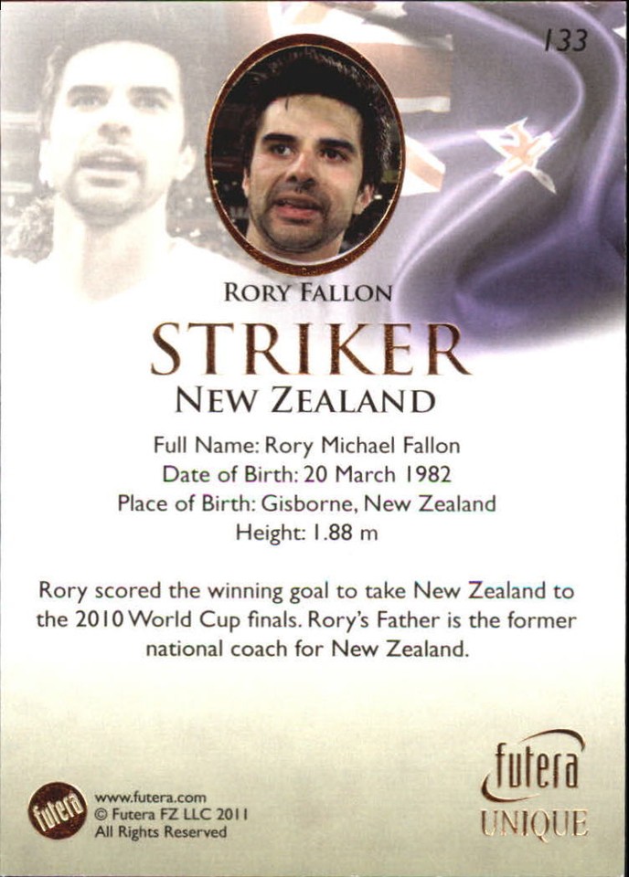 2011 Futera World Football Unique #133 Rory Fallon - NM-MT | eBay