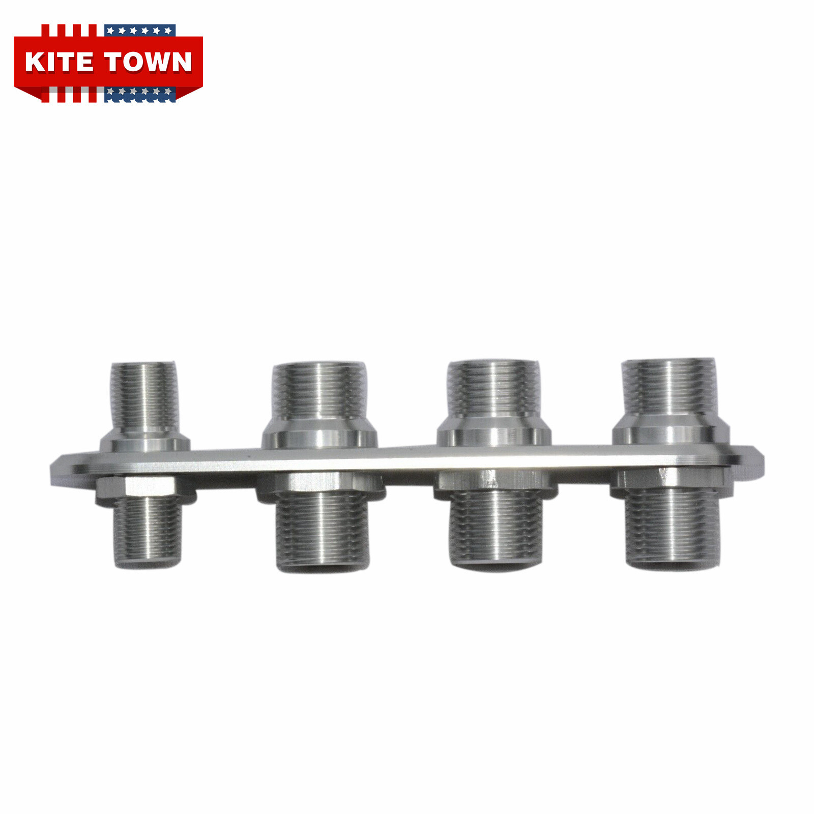 4-Port Billet Aluminum Firewall Heater Hose & A/C Bulkhead Fitting In ...