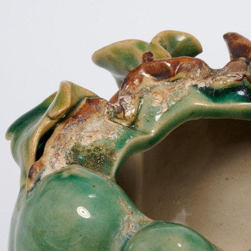 Vintage Ceramic Pottery Green Bell Pepper Form Planter Jardiniere Pot ...