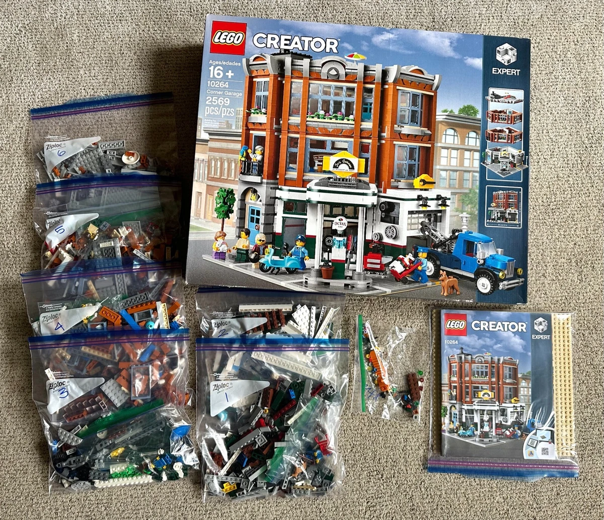 Set Review #10264-1: Corner Garage Creator Expert Modular, 58% OFF