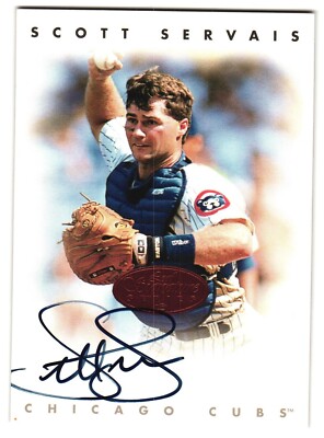 Scott Servais 1996 Leaf Signatures Bronze on Card Autograph | eBay