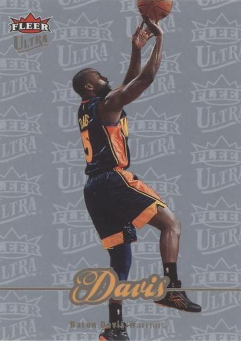 2007-08 Fleer Ultra - Baron Davis #54 Platinum Medallion /25 for sale ...