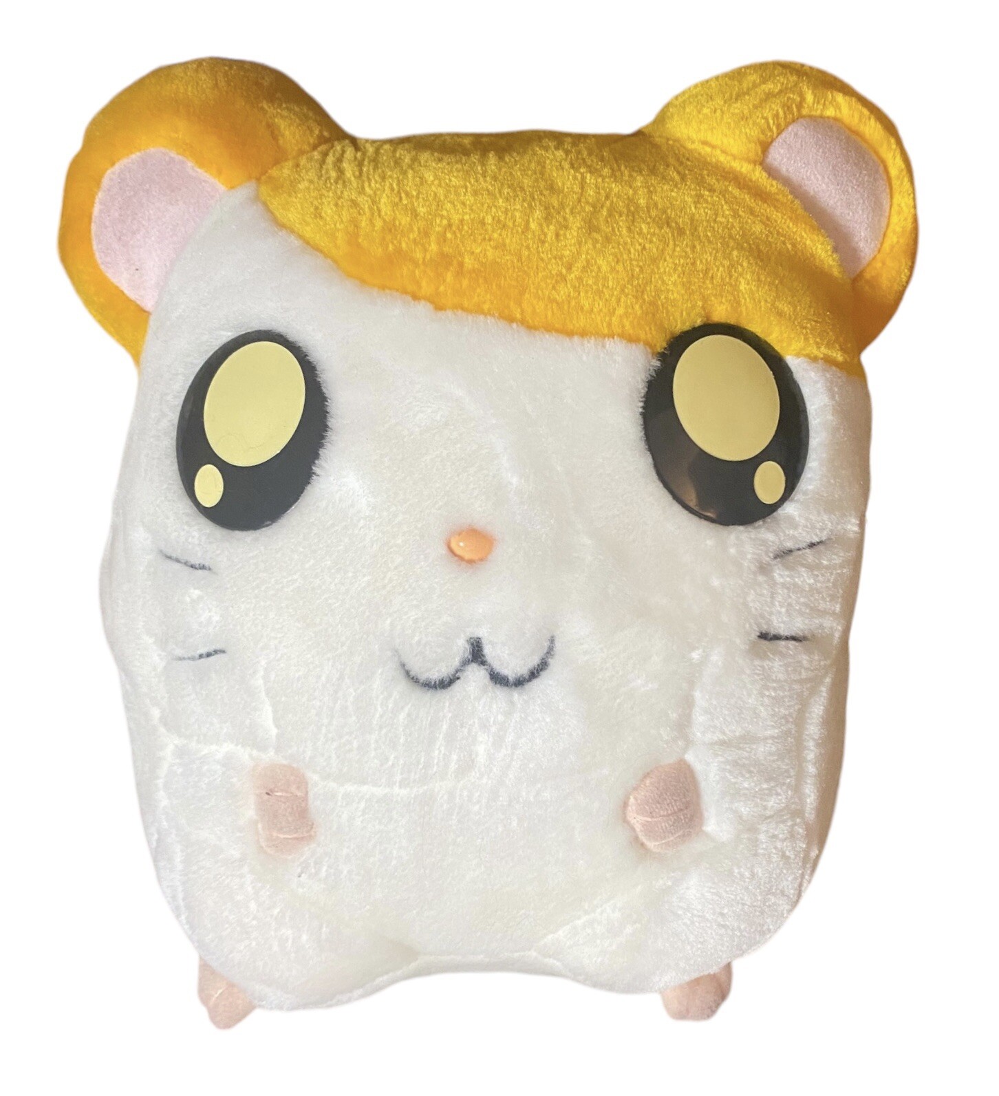 HASBRO Hamtaro Ham-Ham Anime Vintage Plush Toy Epoch 10" Hamster ORANGE ...