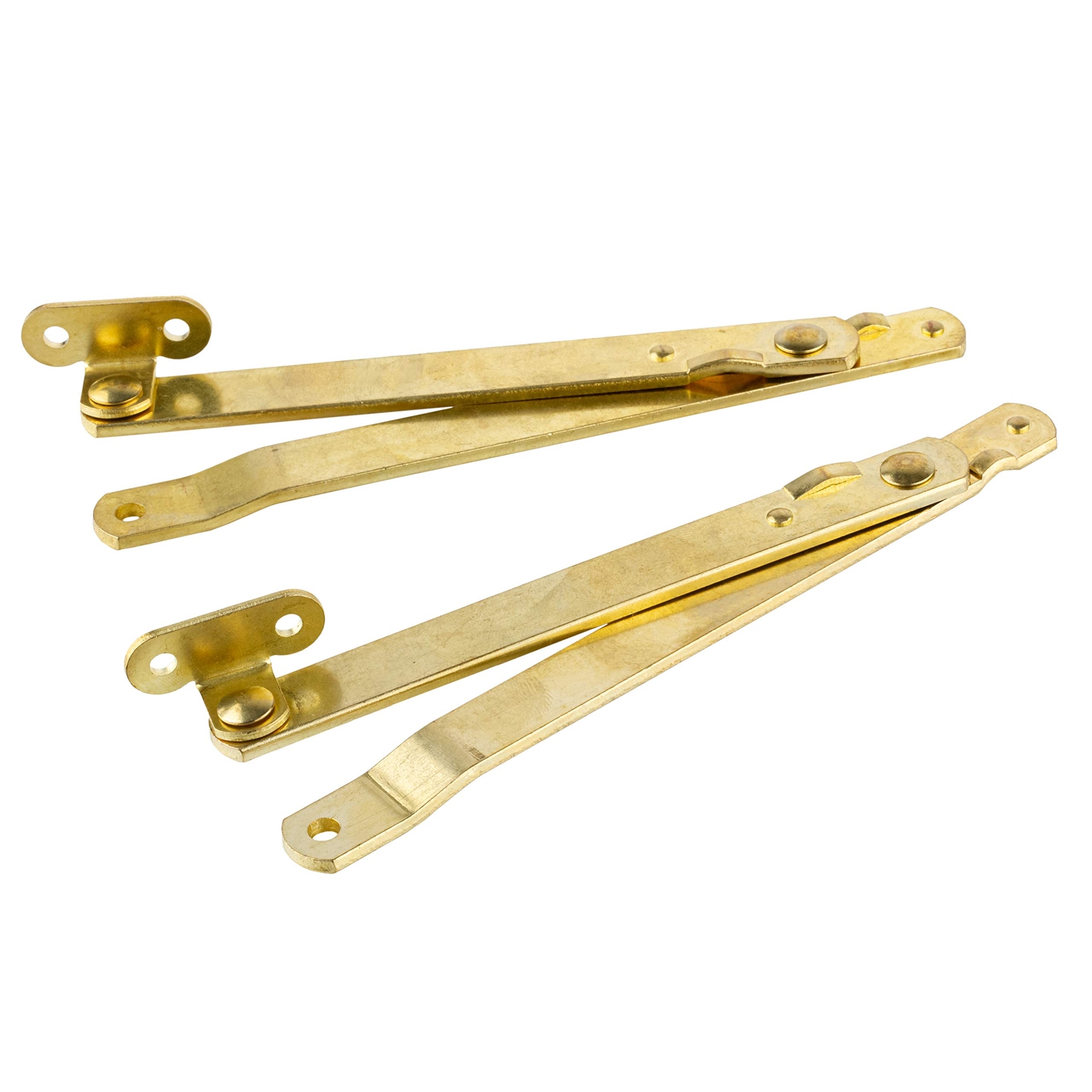 Heavy Duty Brass Plated Lid Stay | Lid Support Hinges for Drop Front ...