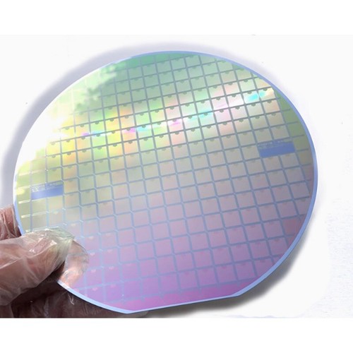 6in Silicon Wafer CPU Chip Semiconductor Lithography Circuit With ...