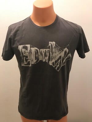 Edwin Spell Out Crew Neck Khaki Green T-Shirt Medium | eBay