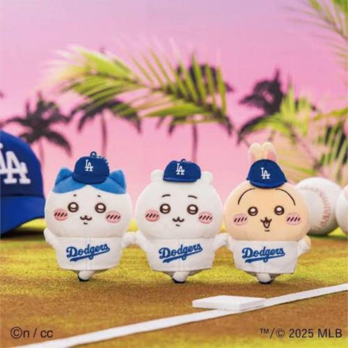 Chiikawa Hachiware Rabbit MLB TOKYO 2025 Dodgers Plush Doll New Mascot ...