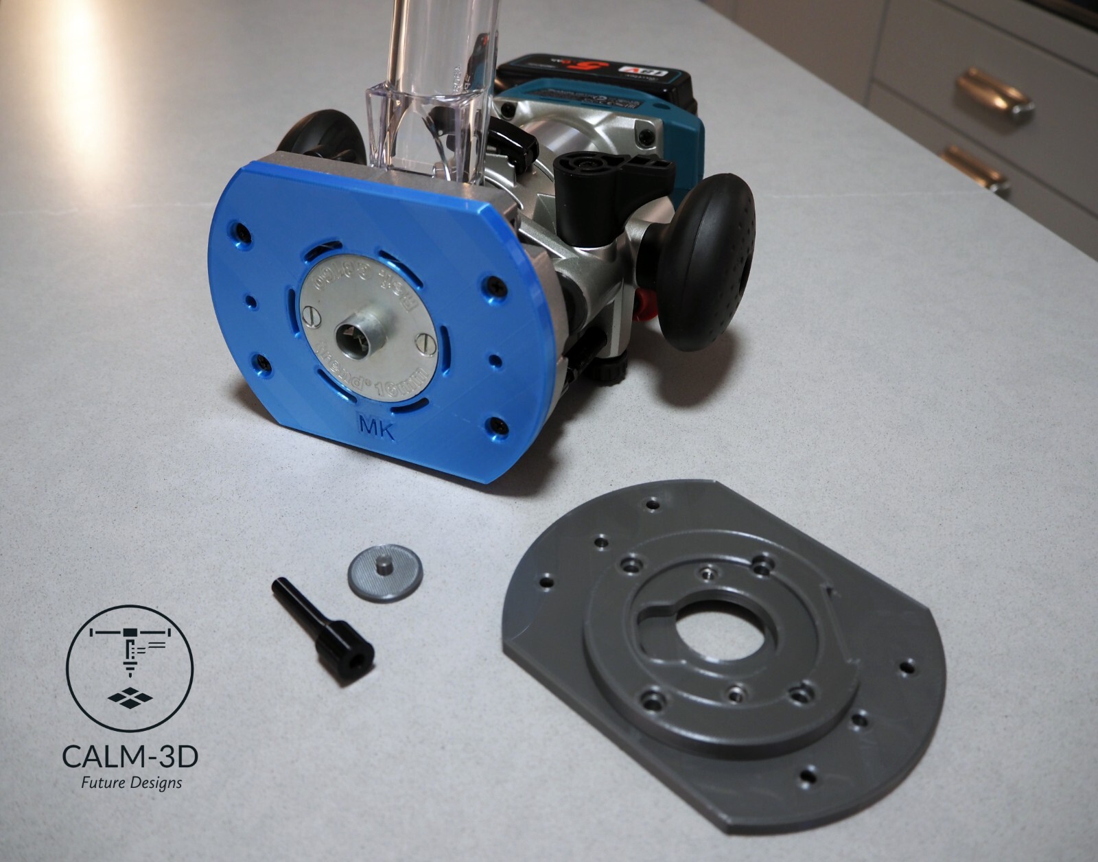 Makita DRT50 or RT0700C Compatible Plunge & Trim Bases Kit + Screws ...