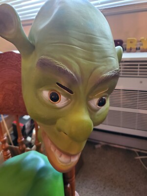 Shrek Mask Green Full Head Adult Shrek Latex Masks Cosplay MaskShrek ...