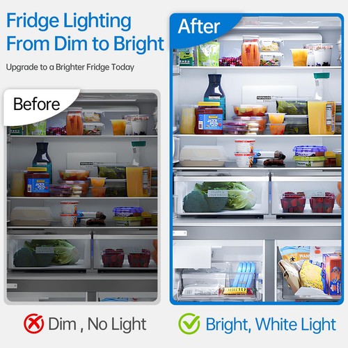 W11048980 Refrigerator LED Light Assembly Compatible with Whirlpool ...