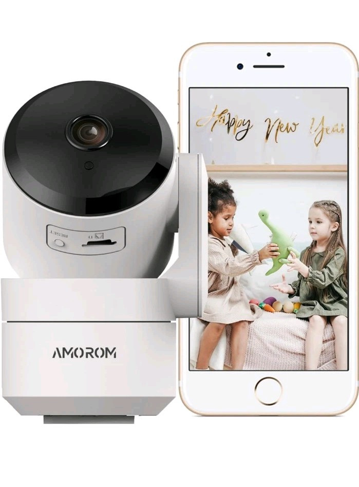 Amorom Smart Auto-Tracking Camera - Pan & Tilt, Indoor for Home ...