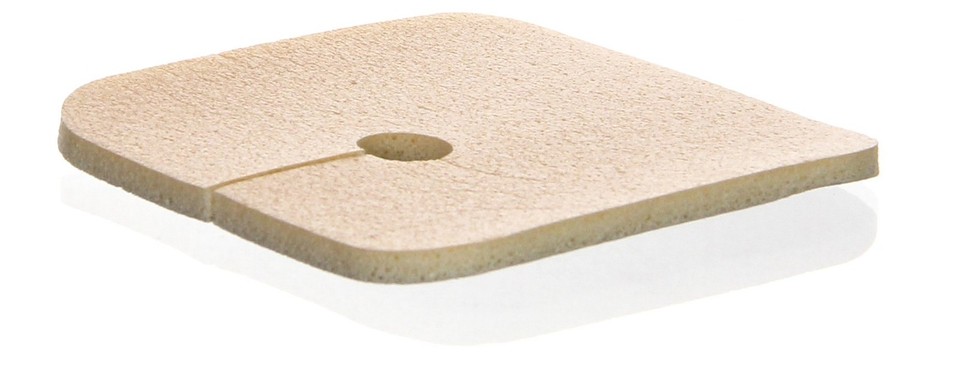 Tracheostomy Waterproof Foam Wound Dressing with Key-Hole Opening ...