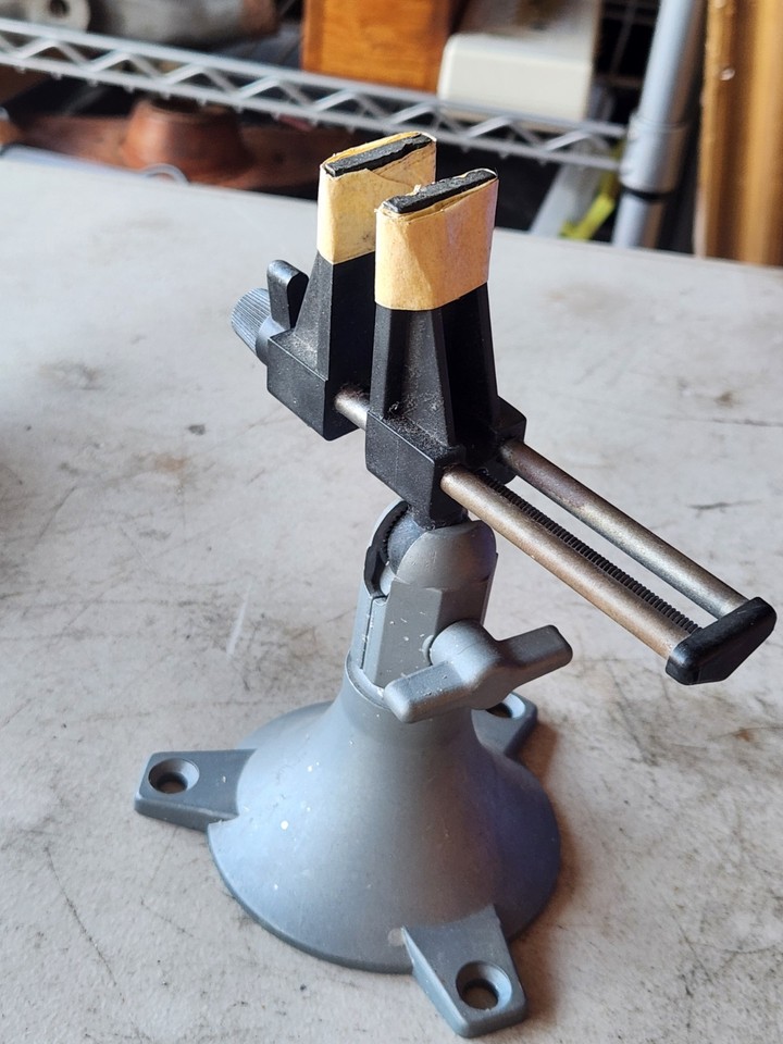 LOT OF 2 PANAVISE Light Duty Multi-Angle Vise Third Hand Cross Locking ...