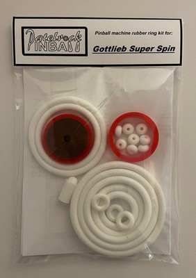 1977 Gottlieb Super Spin Pinball Machine Rubber Ring Kit | eBay