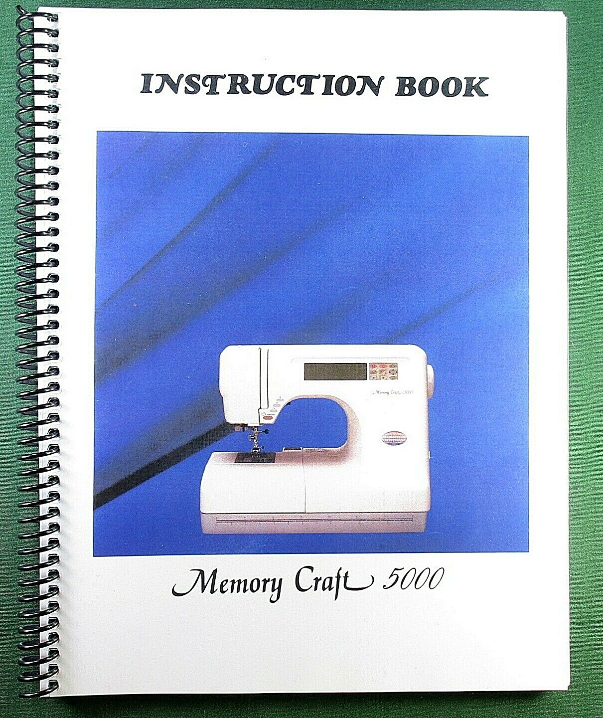 Janome Memory Craft 5000 Instruction Manual: 52 Pages & Protective ...